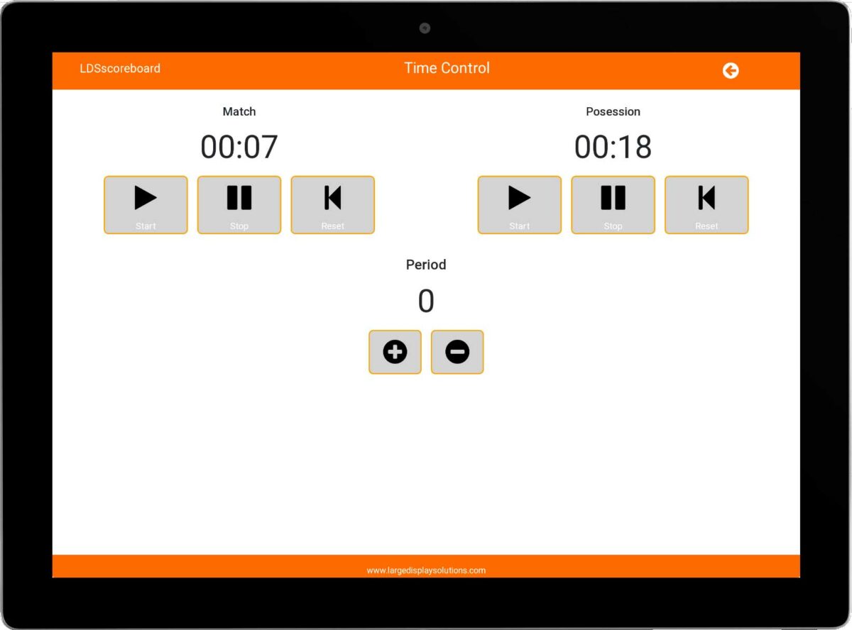 Scoreboard software - Digital scoreboards - Large Display Solutions