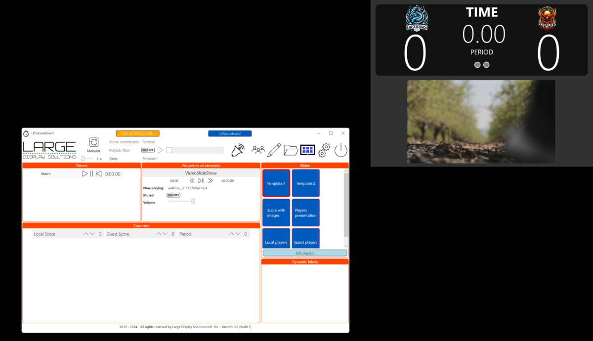 Introduction to sports scoreboard software - Large Display Solutions