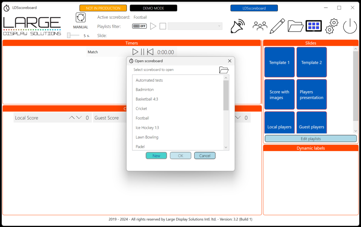 Creation of a video scoreboard for basketball - Large Display Solutions